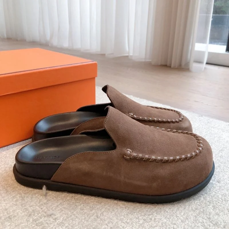 Brand-authenticated Hermes Slippers