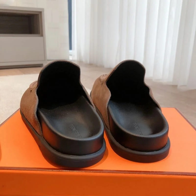 Brand-authenticated Hermes Slippers