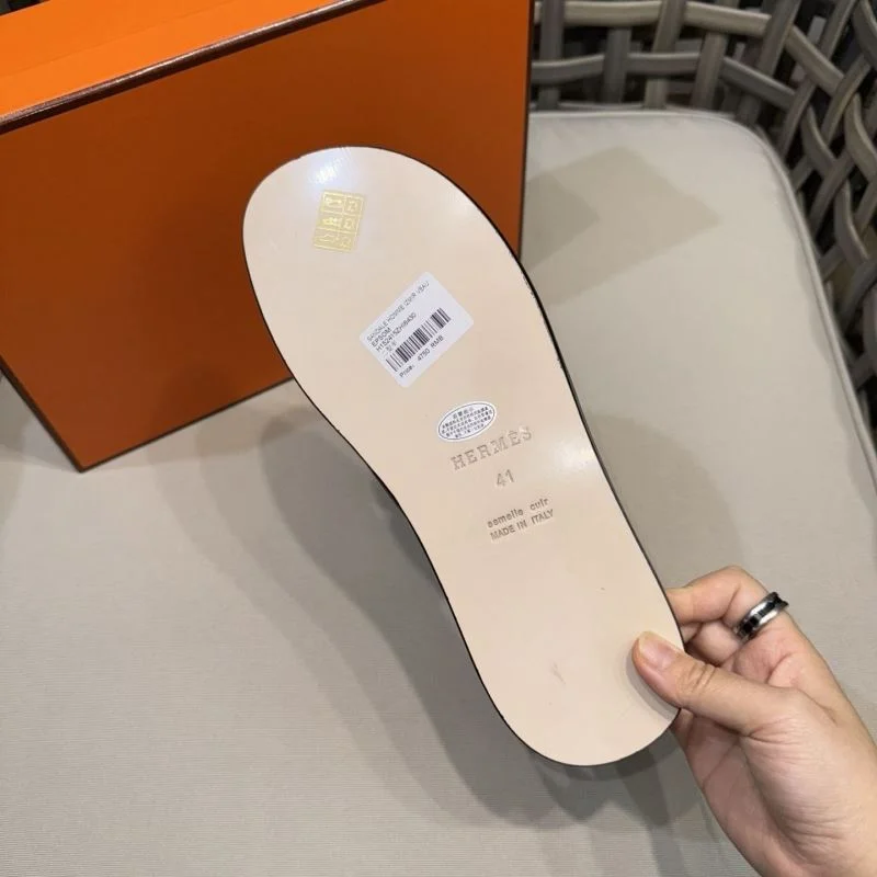 Real Hermes Slippers
