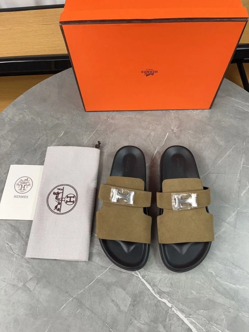 Indistinguishable Hermes Slippers