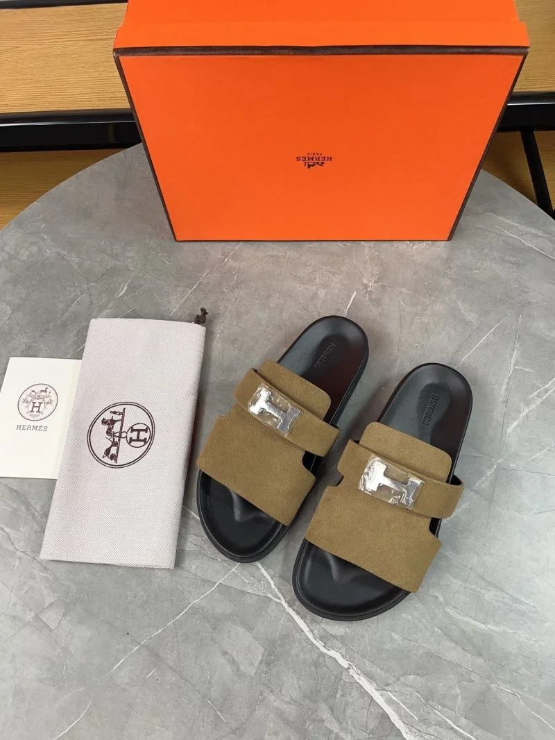 Indistinguishable Hermes Slippers