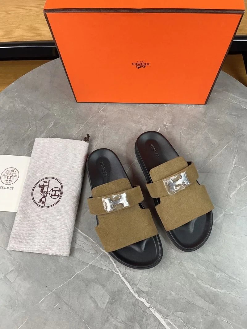 Indistinguishable Hermes Slippers