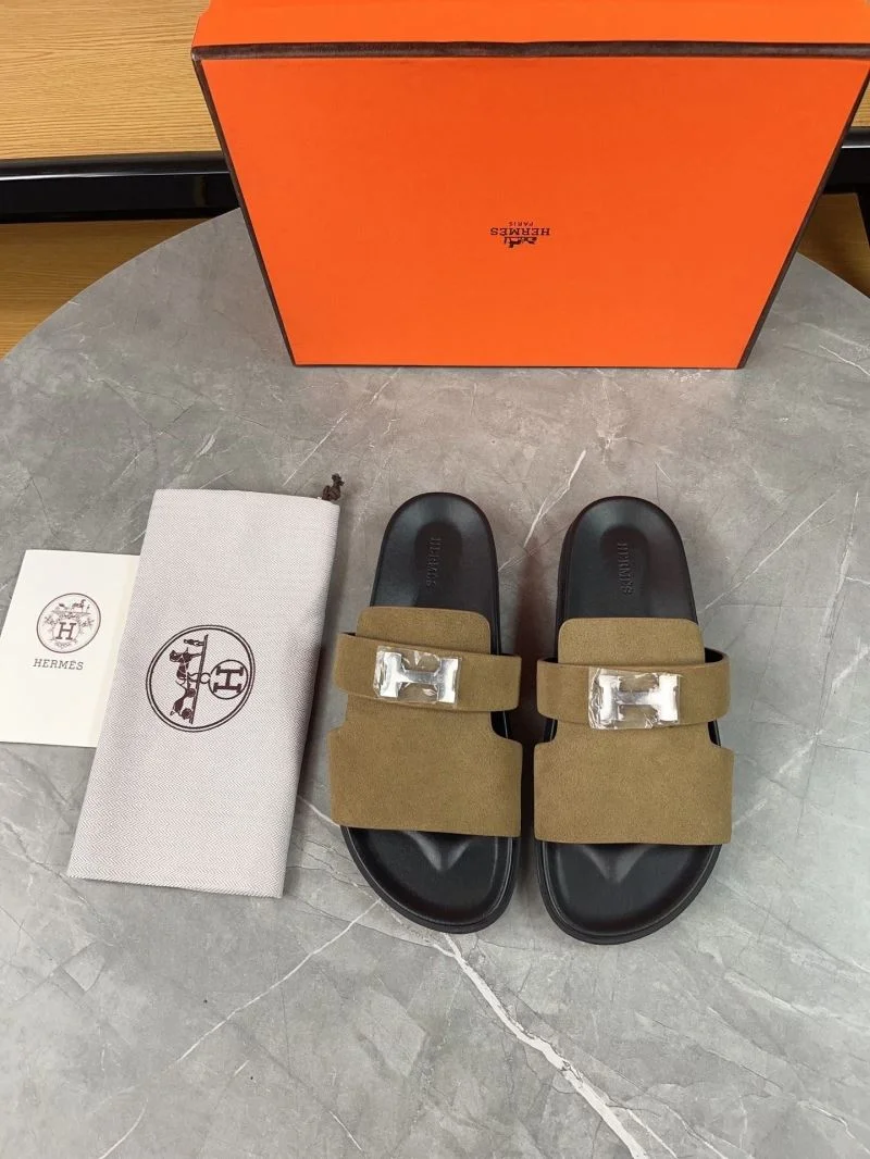 Indistinguishable Hermes Slippers