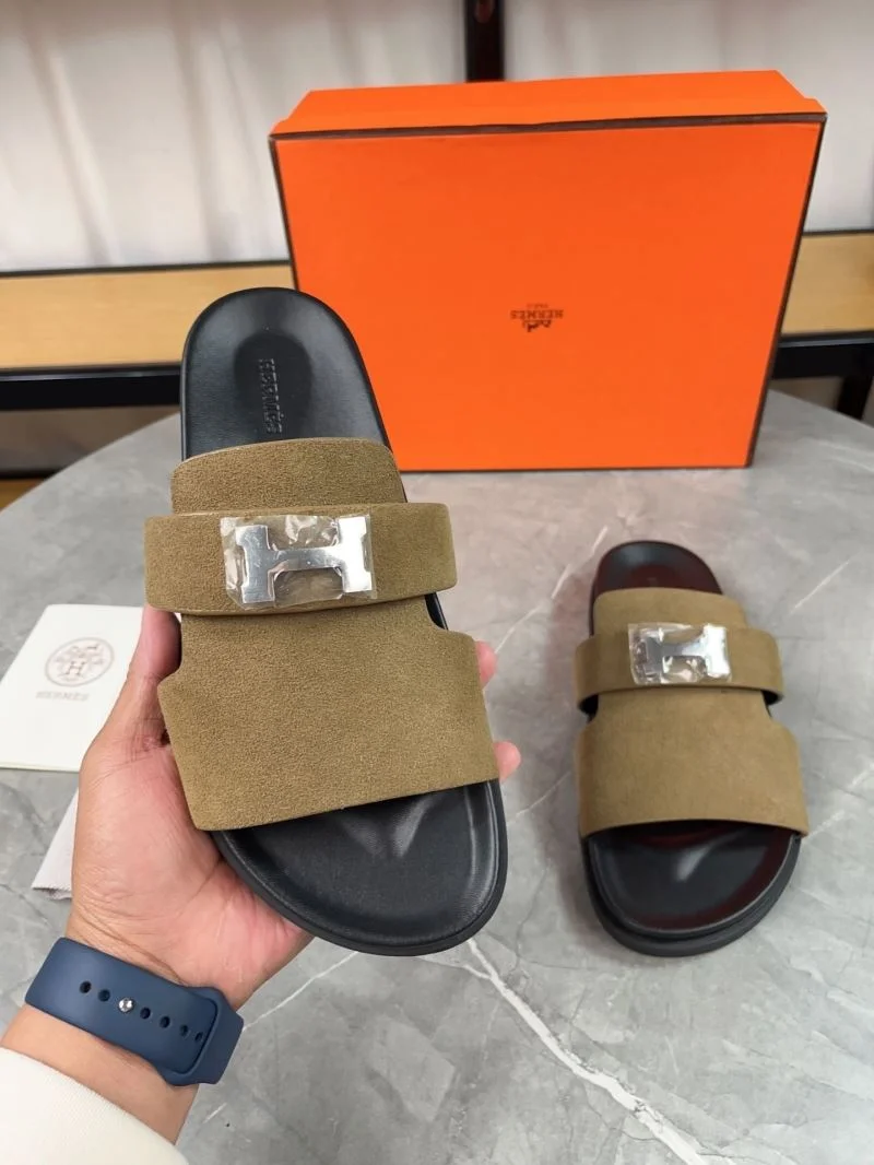 Indistinguishable Hermes Slippers