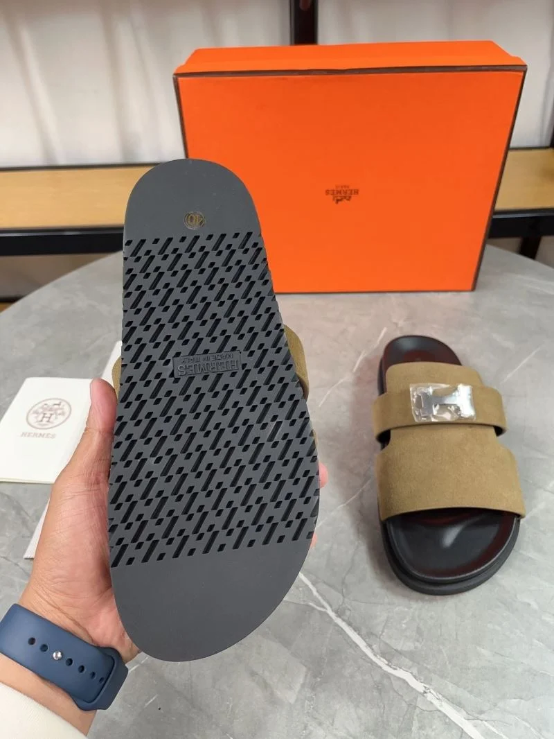 Indistinguishable Hermes Slippers