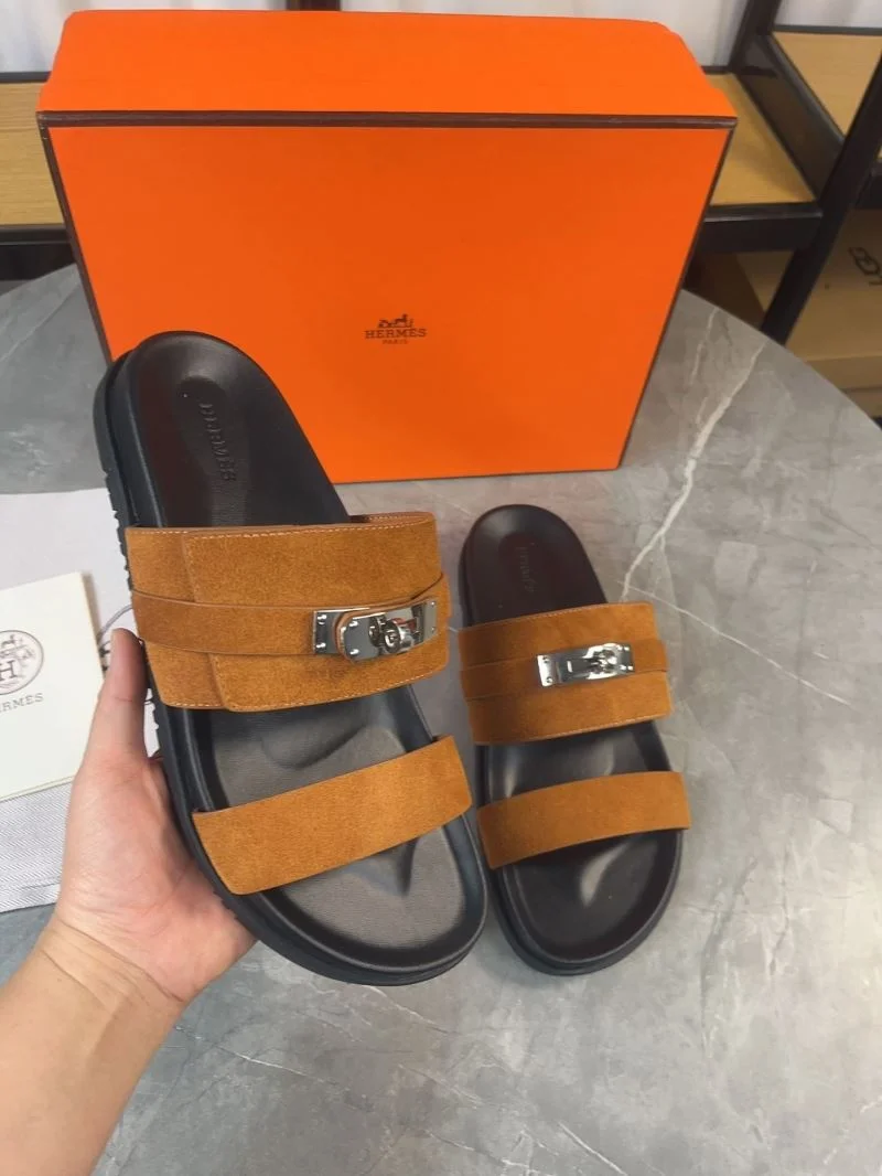 Mirror quality Hermes Slippers