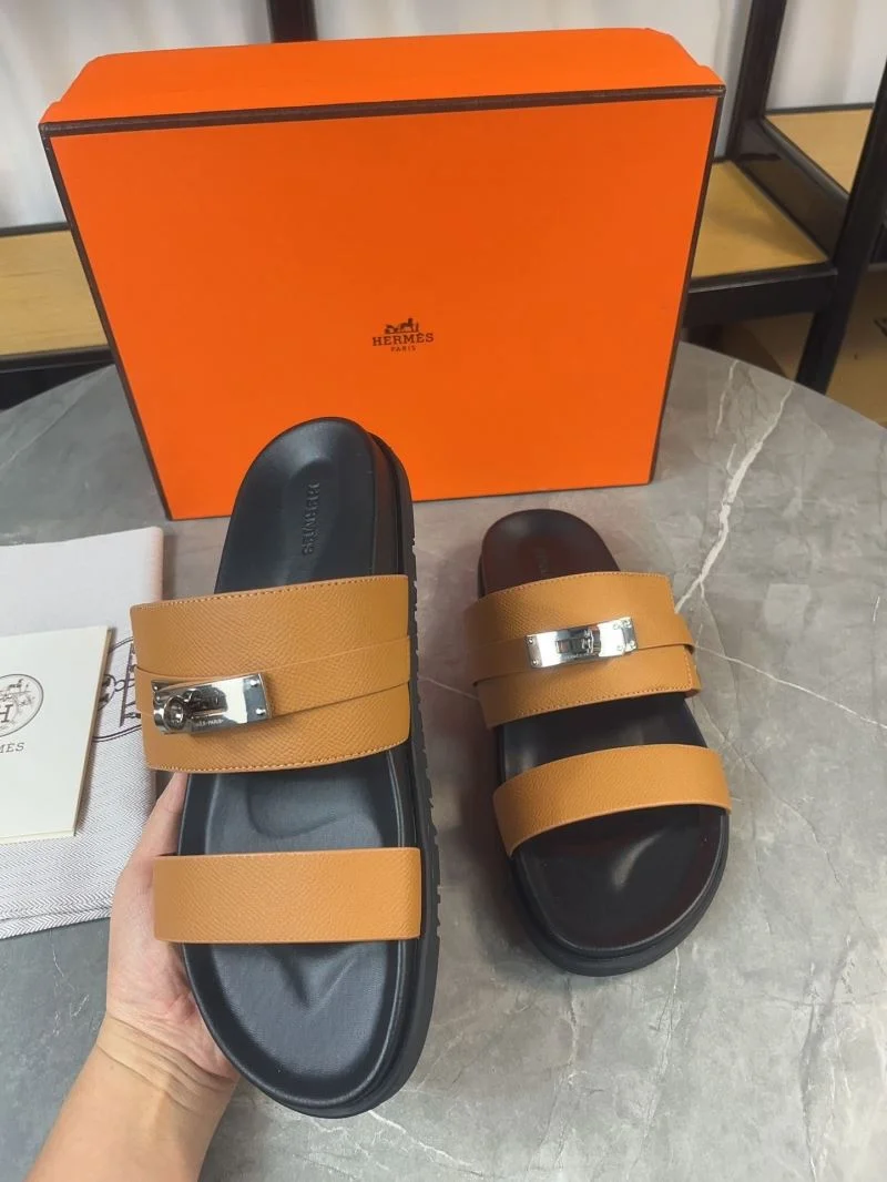 1:1 copy Hermes Slippers