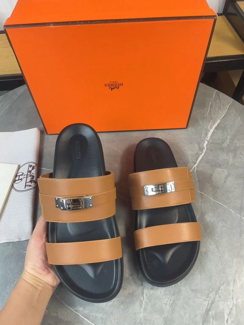 Real Hermes Slippers