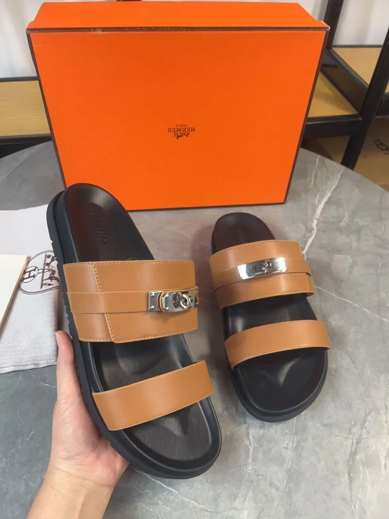 Real Hermes Slippers