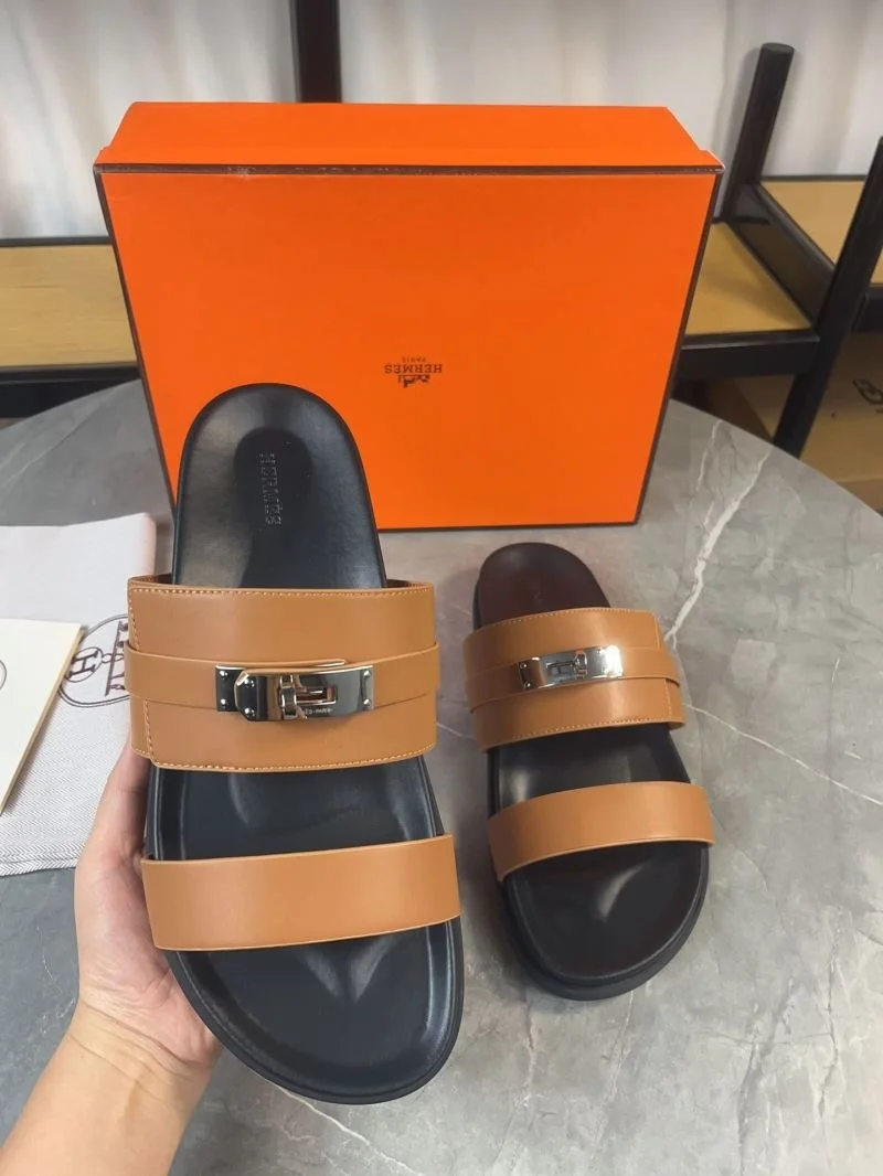 Real Hermes Slippers