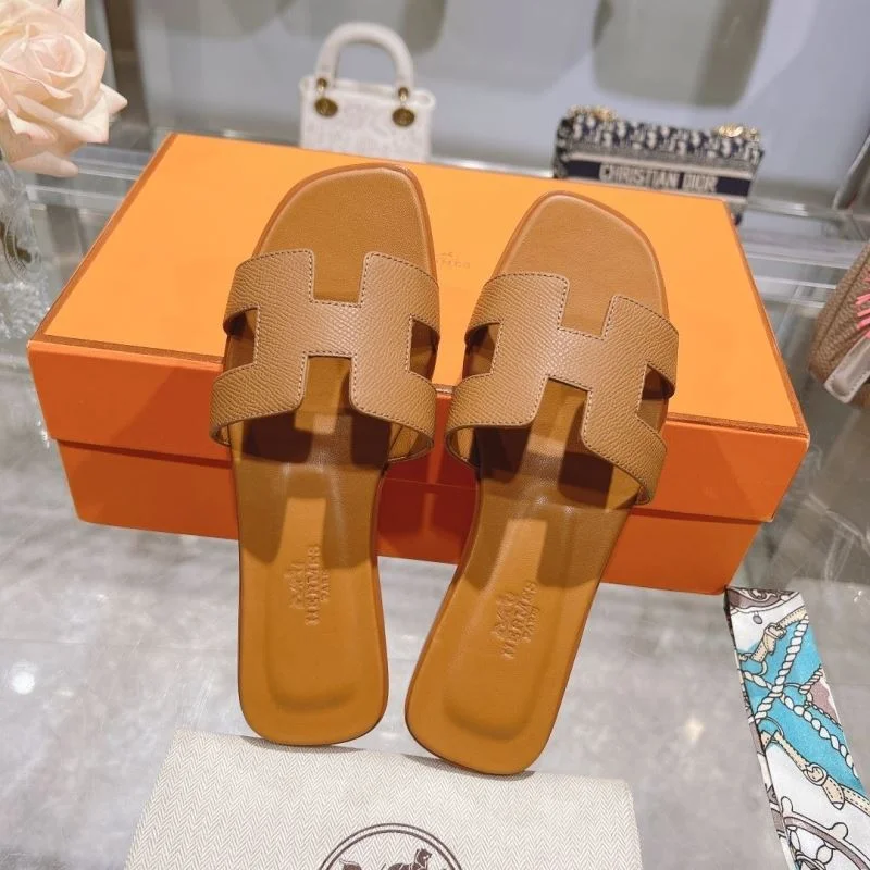 Indistinguishable Hermes Slippers