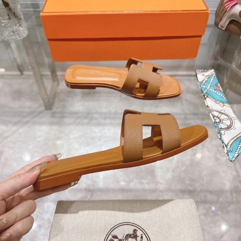 Indistinguishable Hermes Slippers
