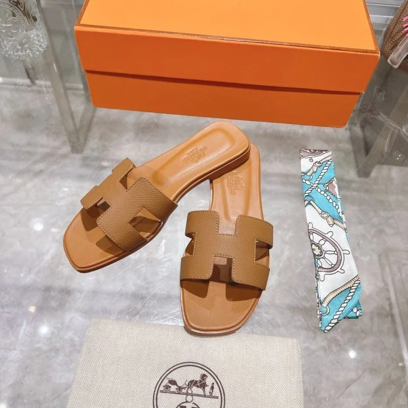 Indistinguishable Hermes Slippers