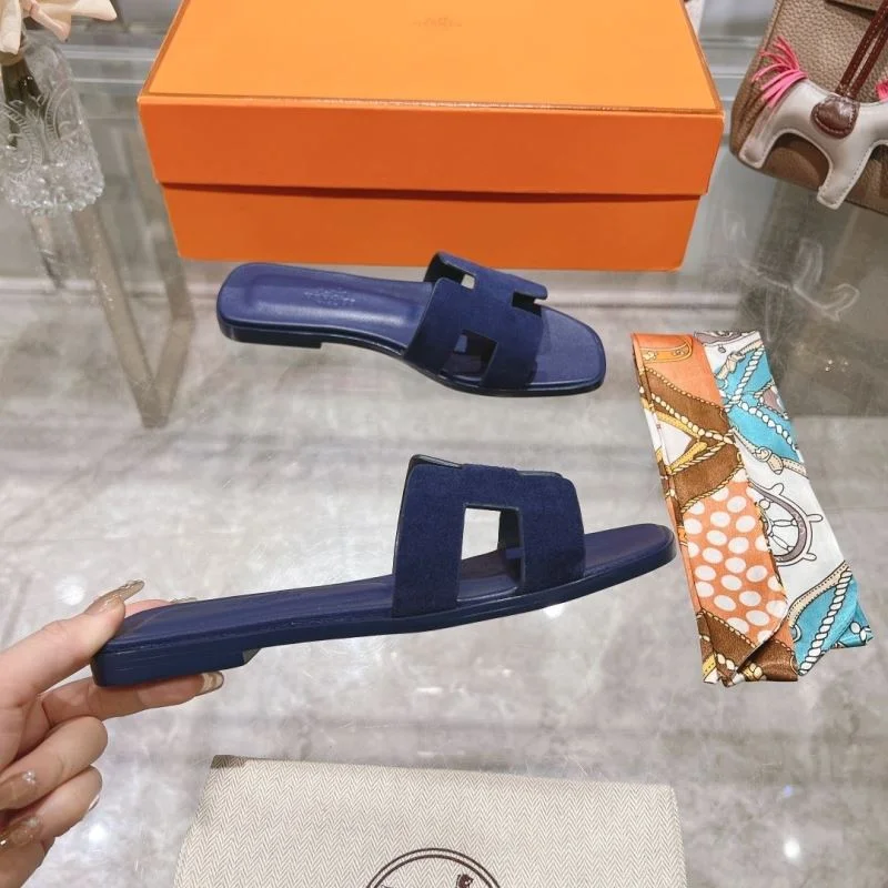 Brand-authenticated Hermes Slippers