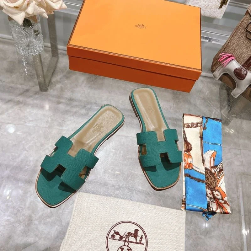 Value-priced Hermes Slippers