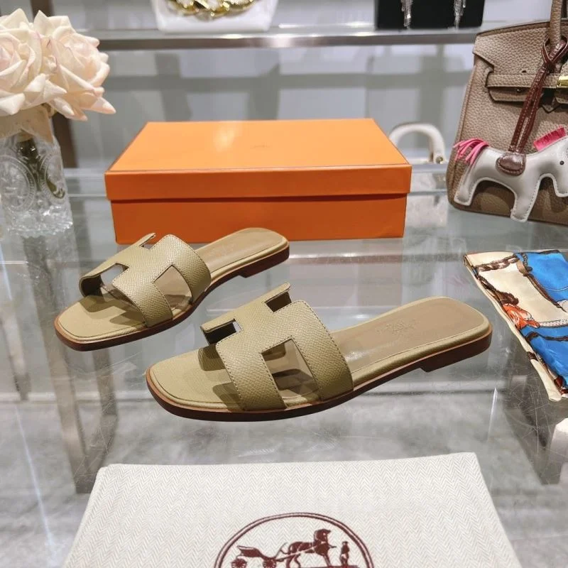 Indistinguishable Hermes Slippers