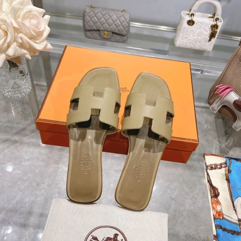 Indistinguishable Hermes Slippers