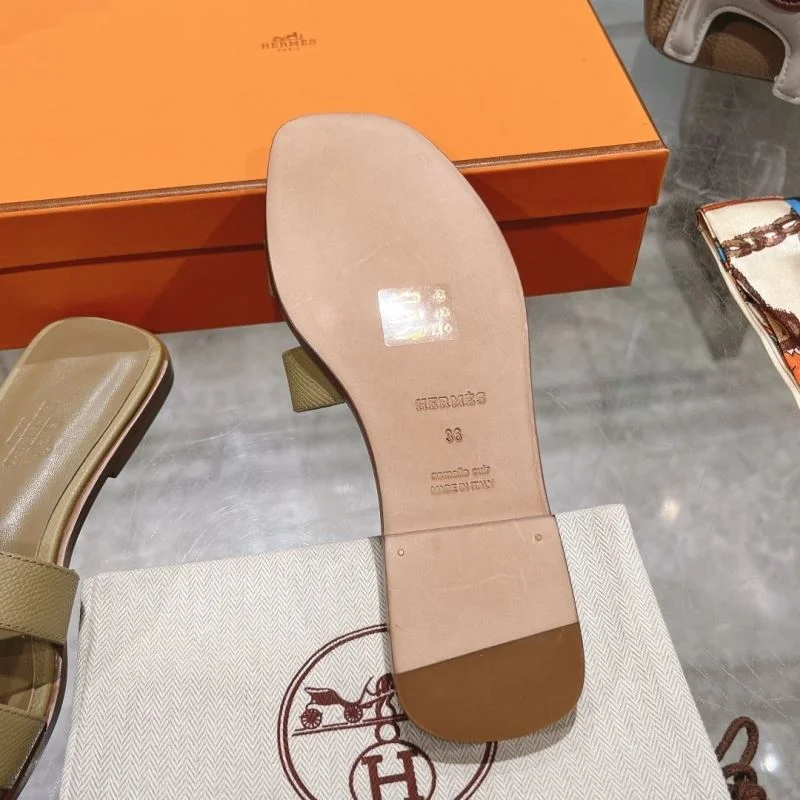 Indistinguishable Hermes Slippers