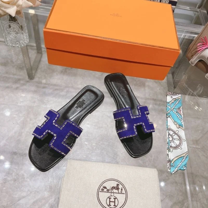 Brand-authenticated Hermes Slippers