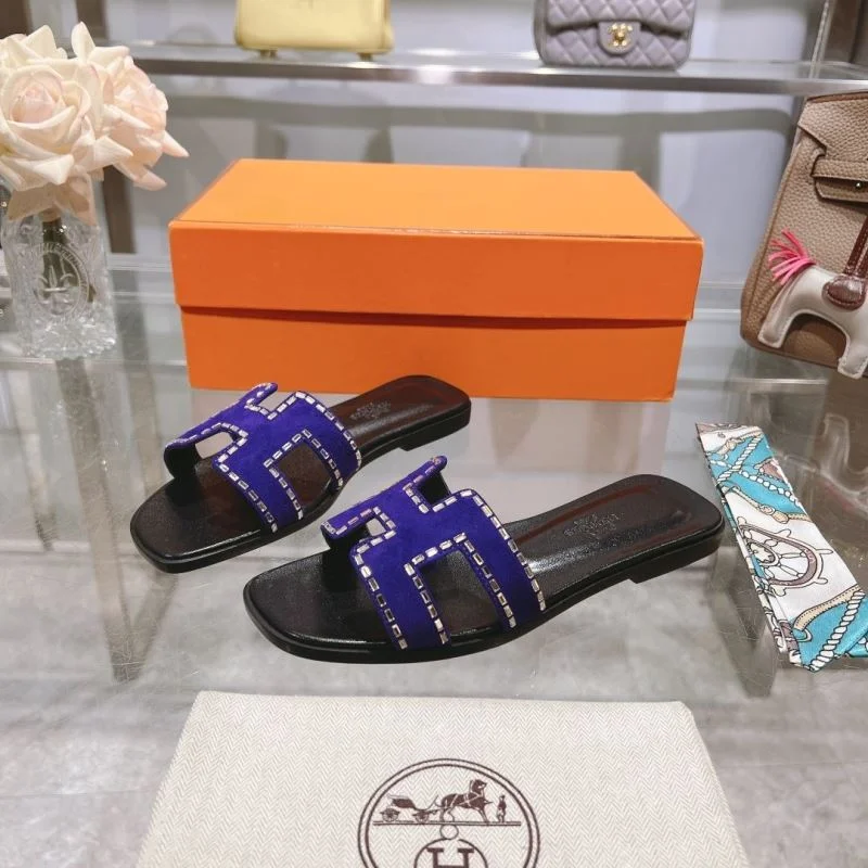 Brand-authenticated Hermes Slippers