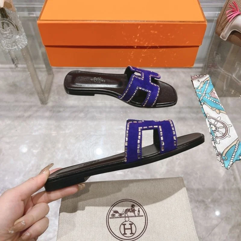 Brand-authenticated Hermes Slippers
