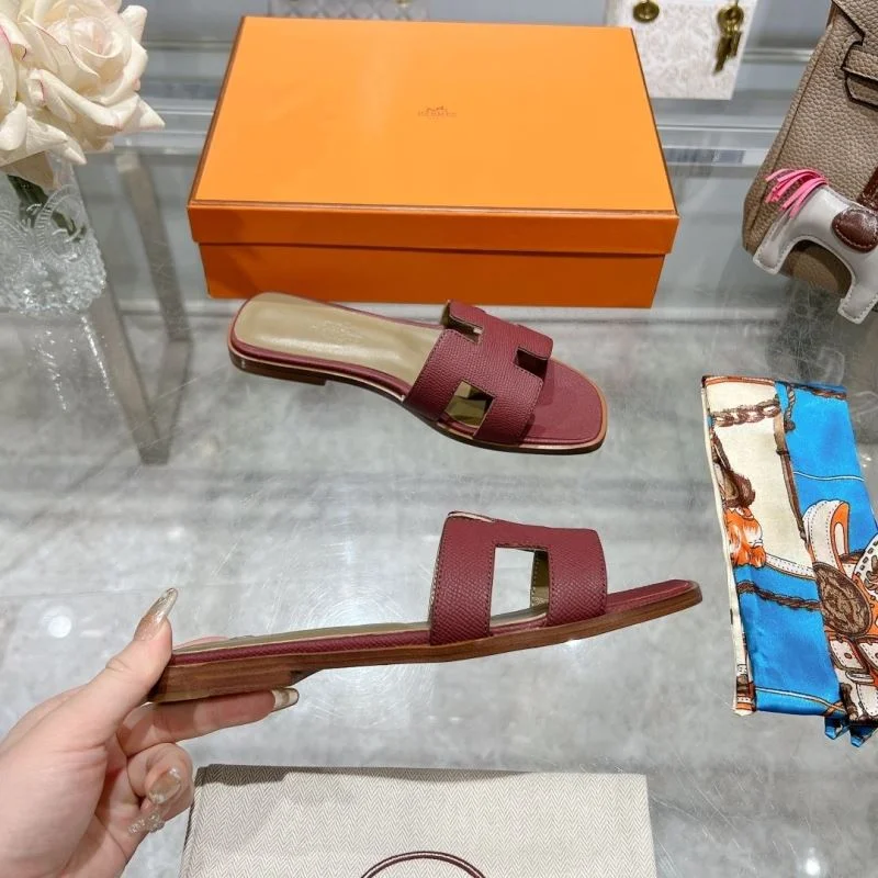 Value-priced Hermes Slippers