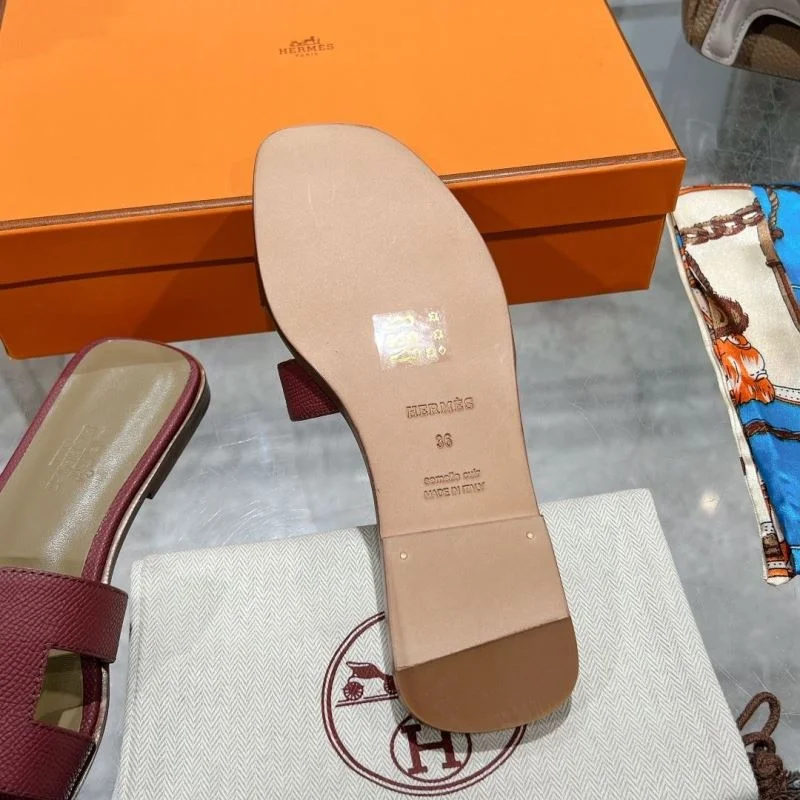 Value-priced Hermes Slippers