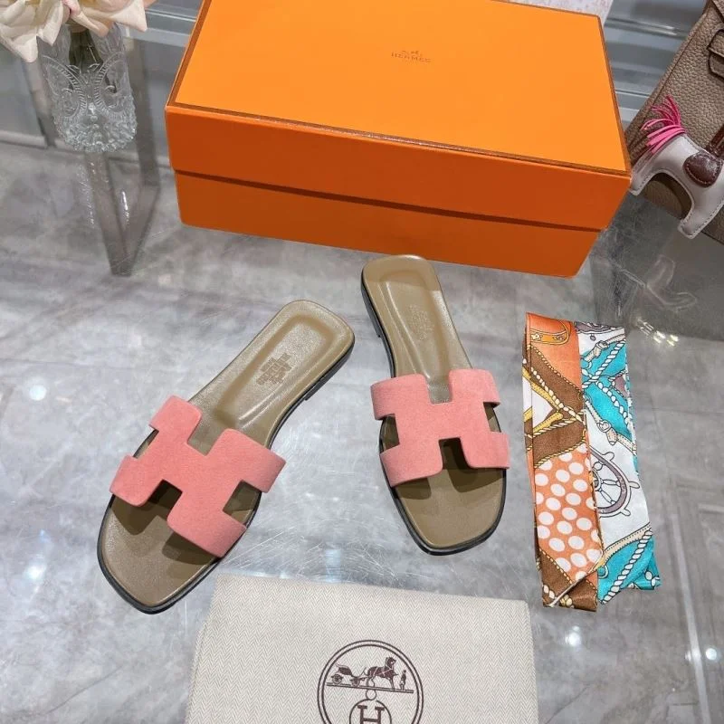 Indistinguishable Hermes Slippers