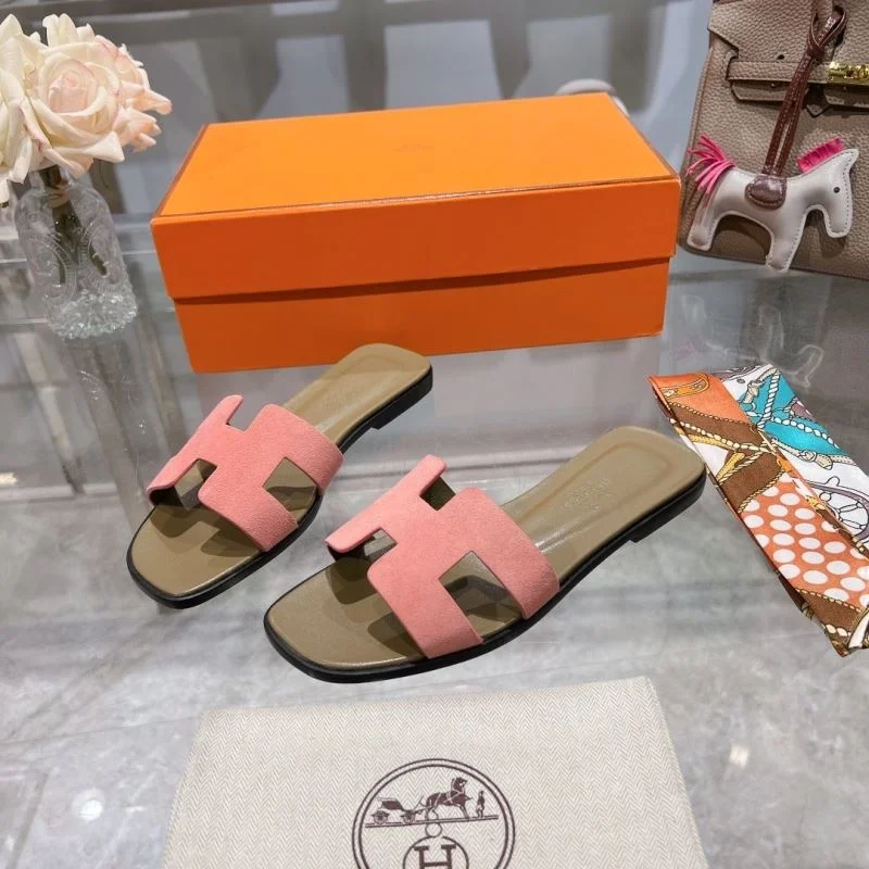 Indistinguishable Hermes Slippers