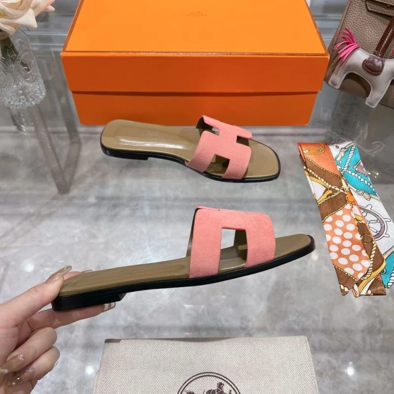 Indistinguishable Hermes Slippers