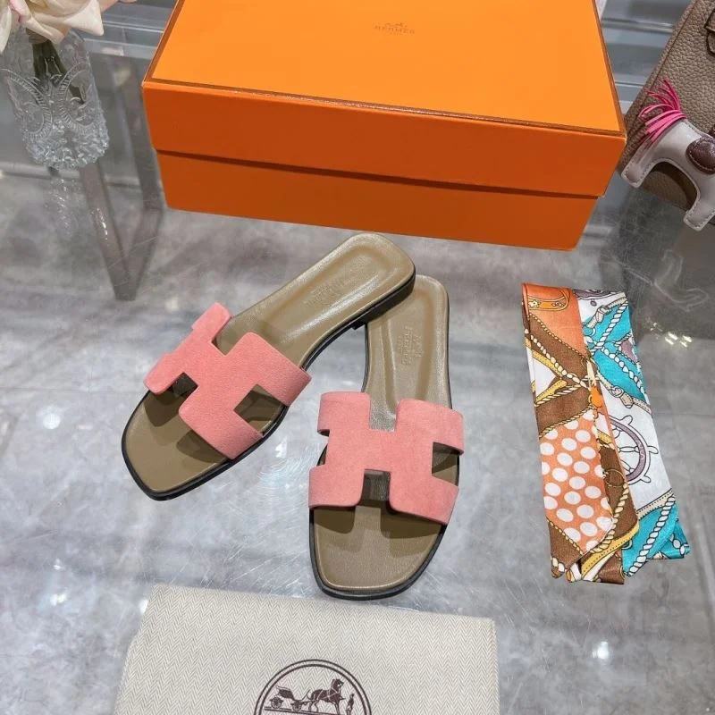 Indistinguishable Hermes Slippers