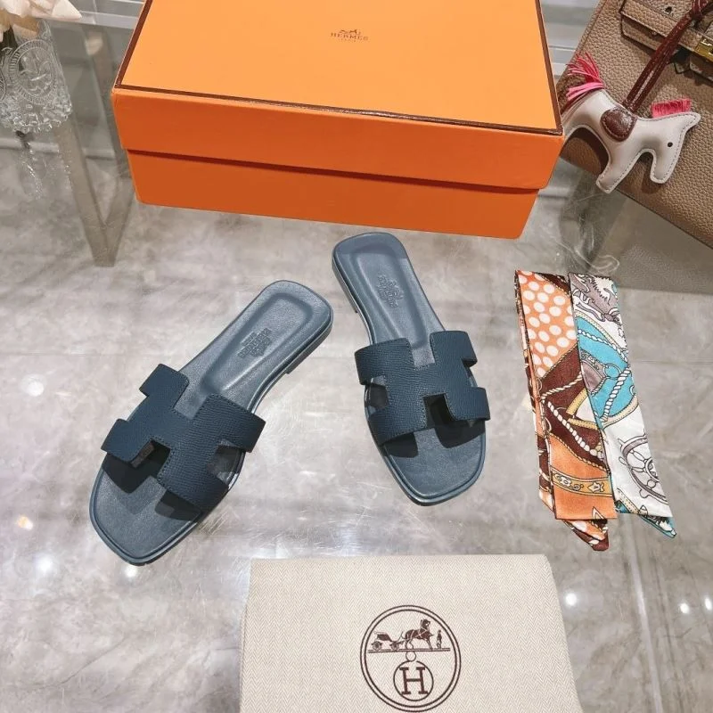 Indistinguishable Hermes Slippers