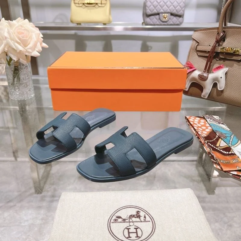 Indistinguishable Hermes Slippers