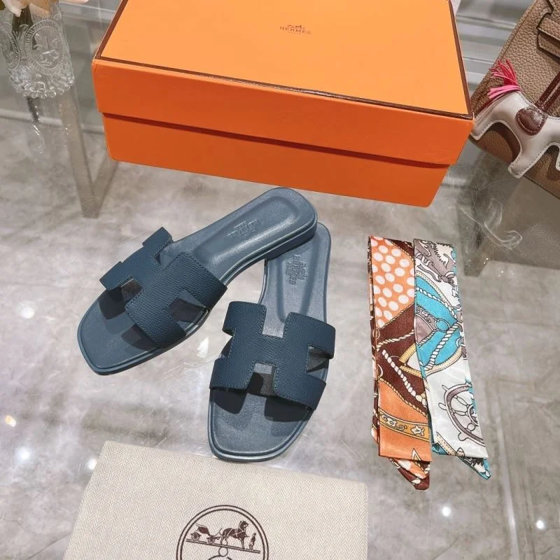 Indistinguishable Hermes Slippers