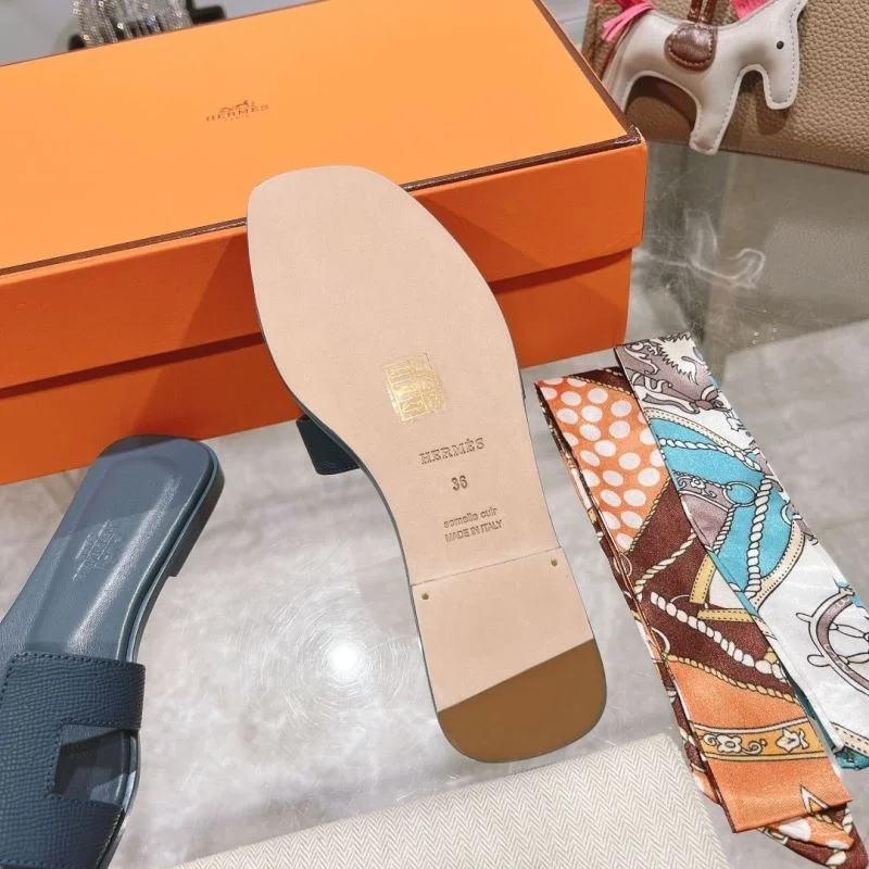 Indistinguishable Hermes Slippers
