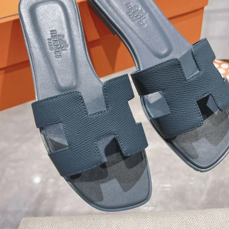 Indistinguishable Hermes Slippers
