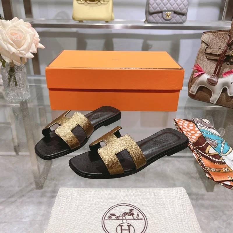 Value-priced Hermes Slippers