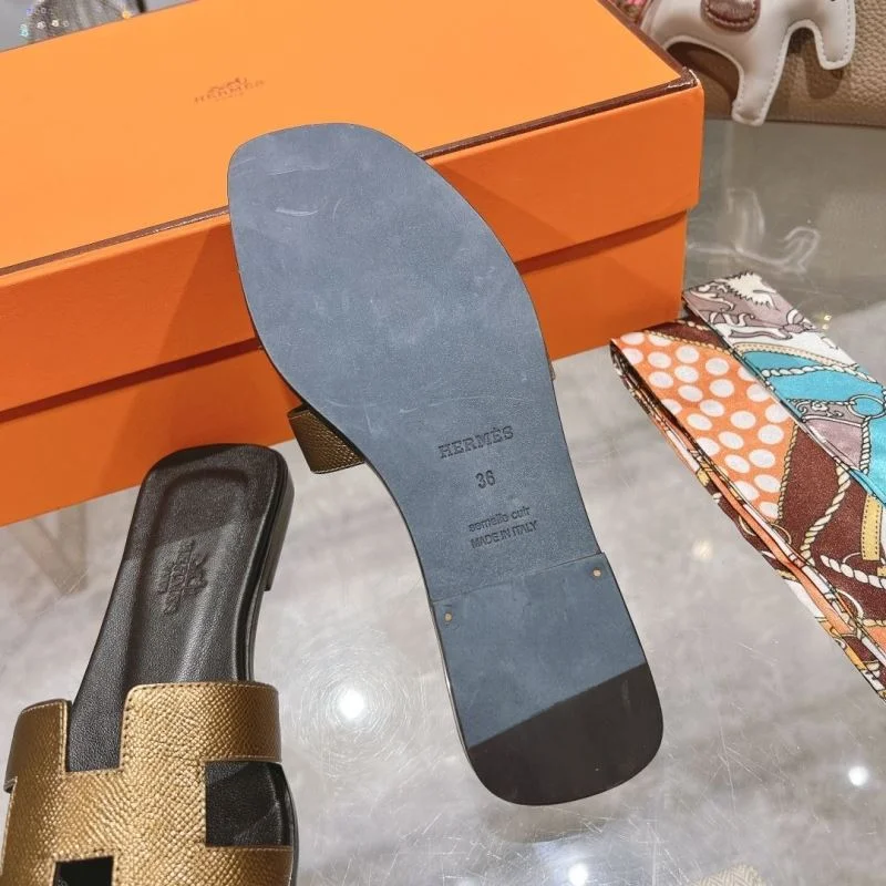 Value-priced Hermes Slippers