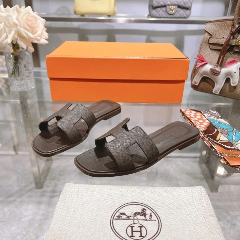 Brand-authenticated Hermes Slippers
