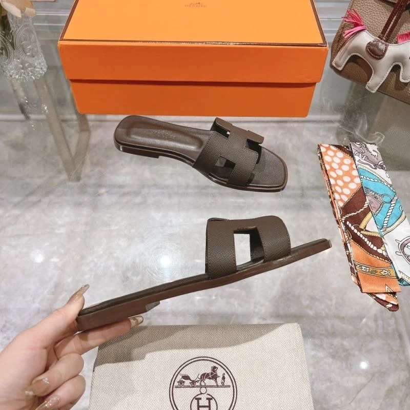Brand-authenticated Hermes Slippers