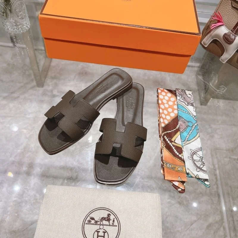 Brand-authenticated Hermes Slippers