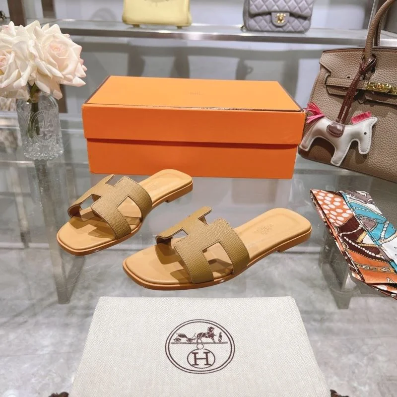 Brand-authenticated Hermes Slippers