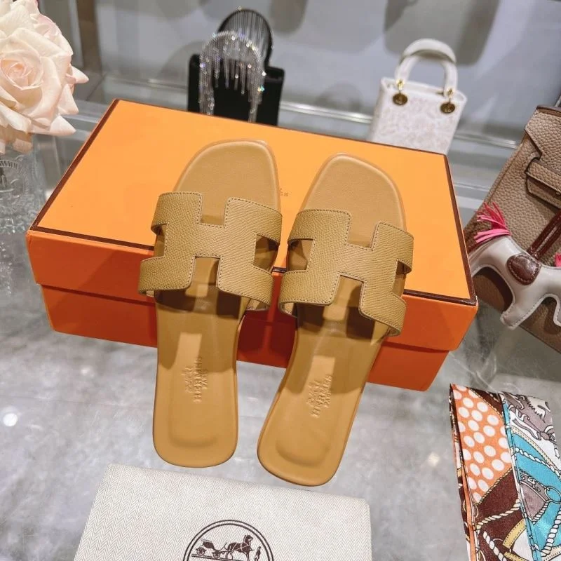 Brand-authenticated Hermes Slippers