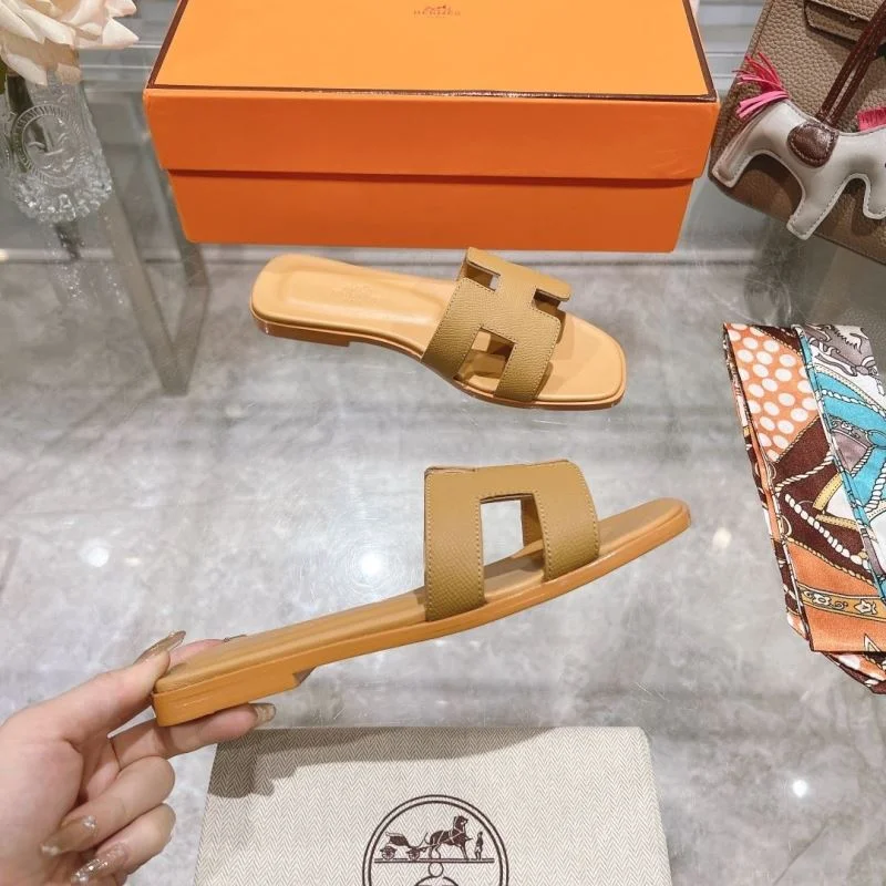 Brand-authenticated Hermes Slippers