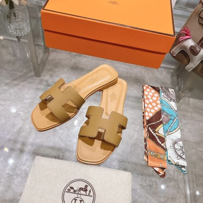 Brand-authenticated Hermes Slippers