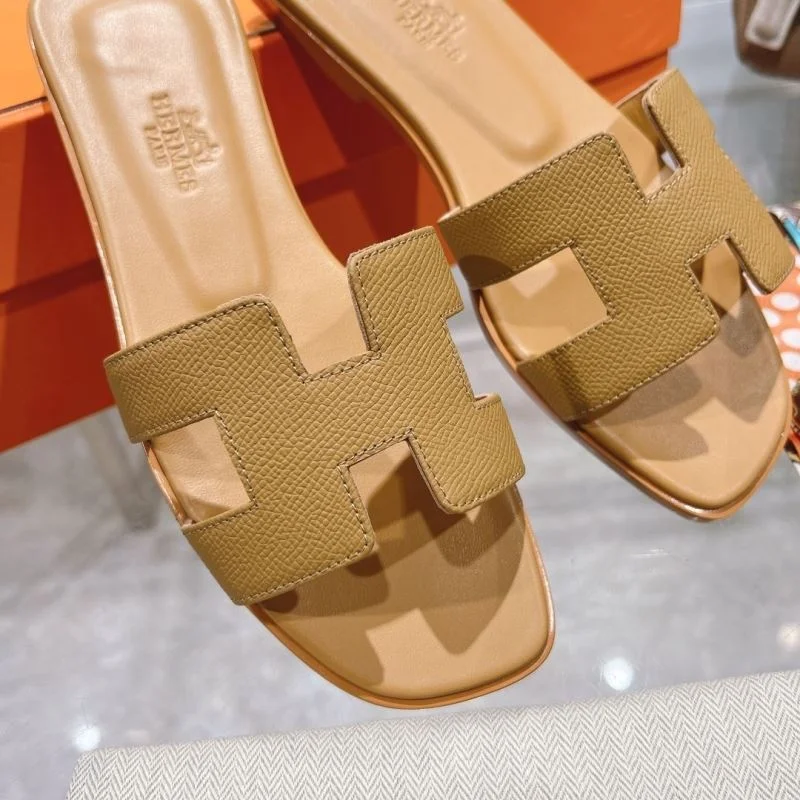 Brand-authenticated Hermes Slippers