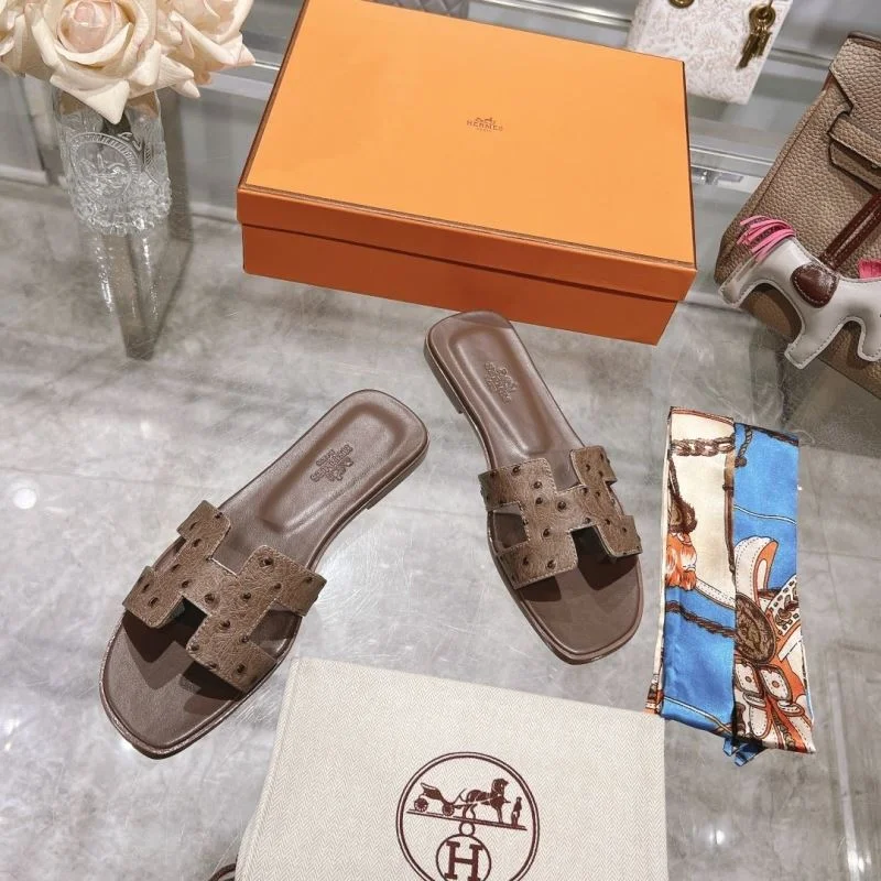Real Hermes Slippers