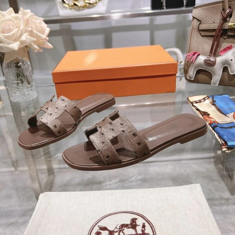 Real Hermes Slippers
