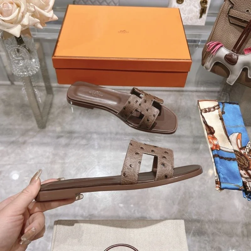 Real Hermes Slippers