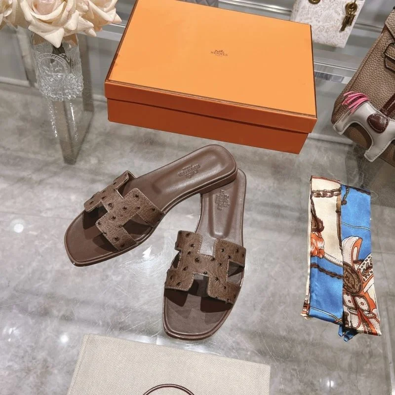 Real Hermes Slippers